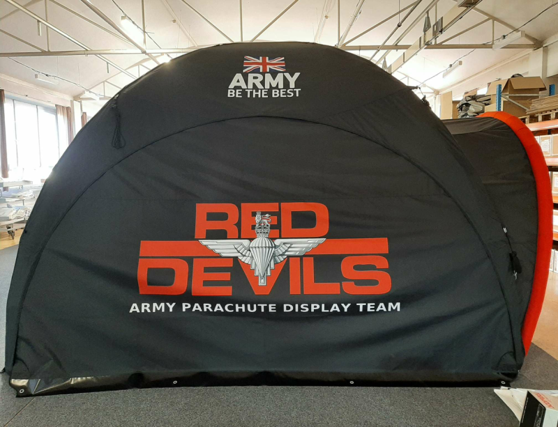 Red Devils Army Parachute Display Team - AxionUK Event Tents